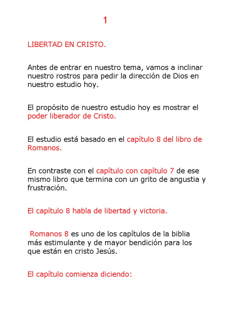 Libertad en Cristo | PDF | Jesús | Cristo (título)