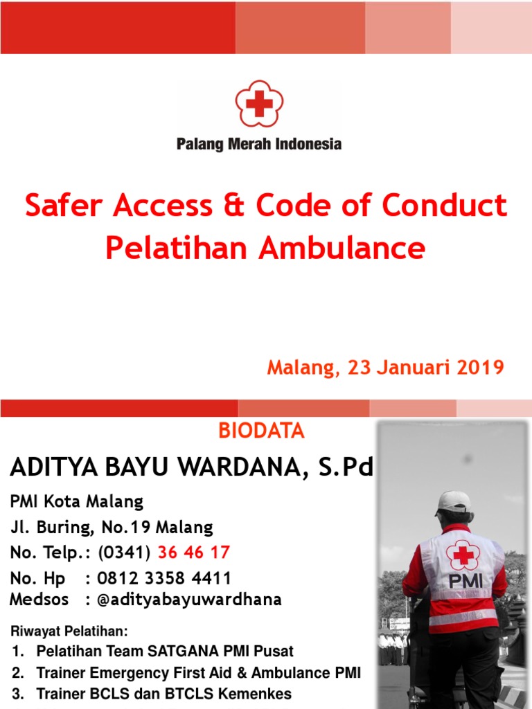 Safer Access Petugas Ambulance | PDF