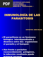Inmunidad Frente A Parásitos | PDF | Sistema inmune | Inmunología