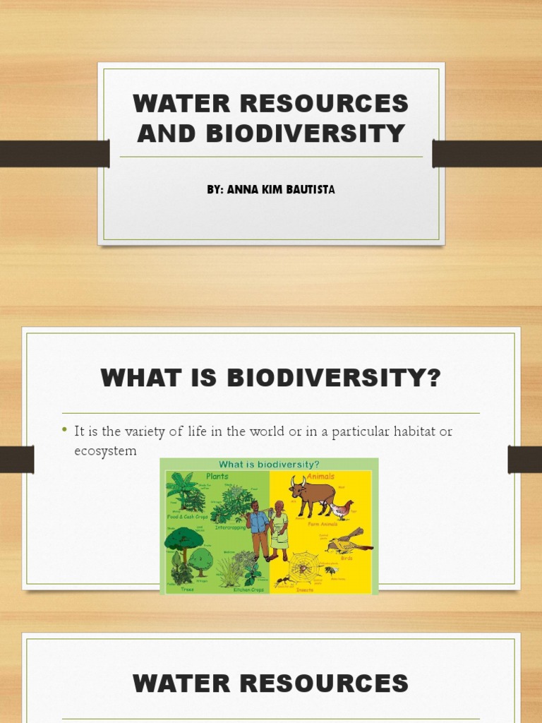 Water Resources and Biodiversity | PDF