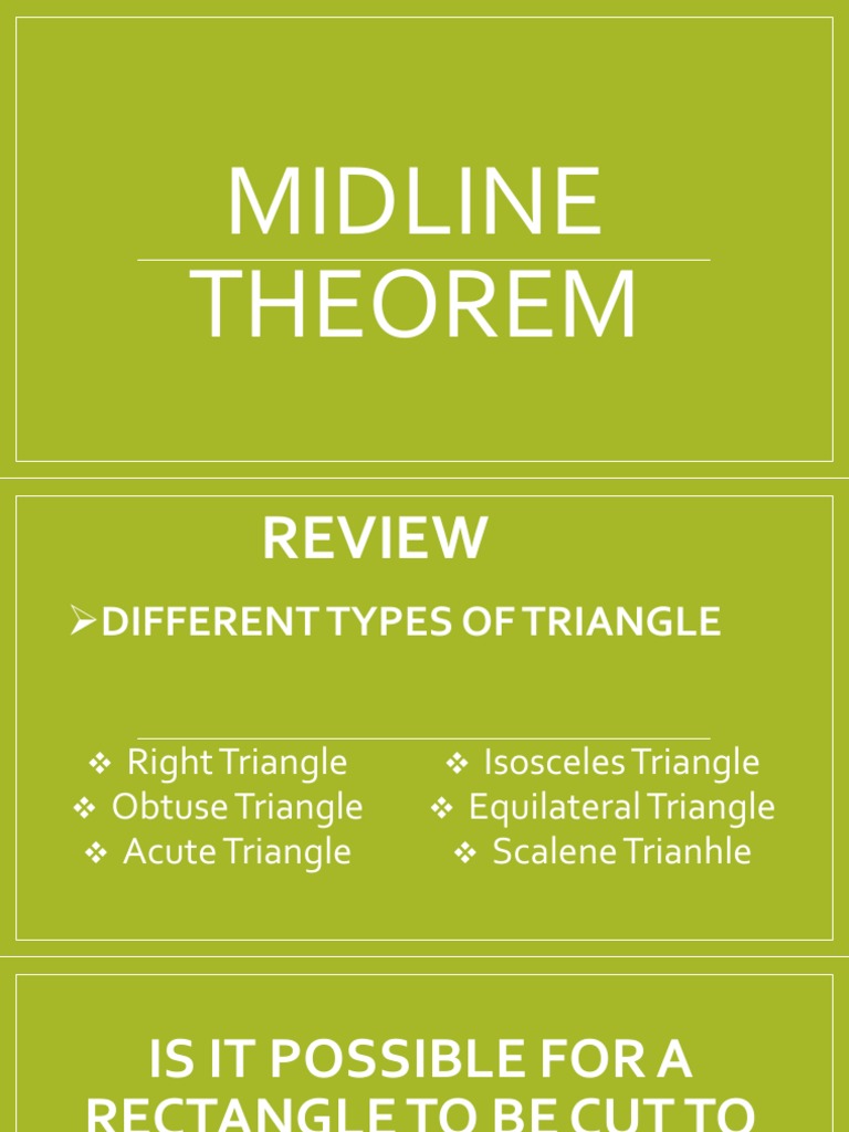 Midline Theorem | Triangle | Geometry