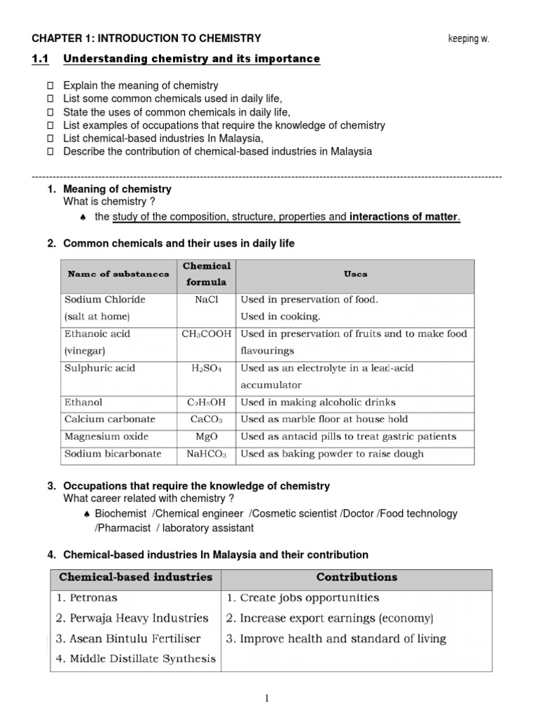 F4 Chapter 1 | PDF | Experiment | Scientific Method