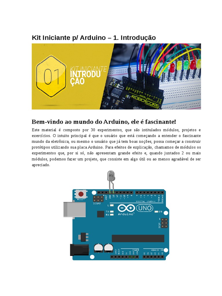 Manual Robocore Arduino Pdf Arduino Resistor