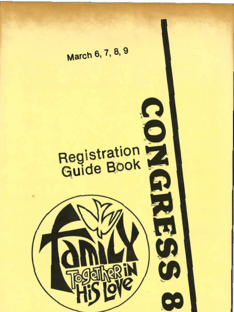 RECongress 1980 Registration Guidebook | PDF | Hearing Loss | Jesus