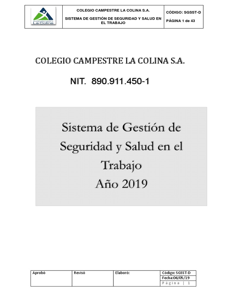 Guia Documental SG-SST | PDF | Derecho laboral | Seguridad y salud ocupacional