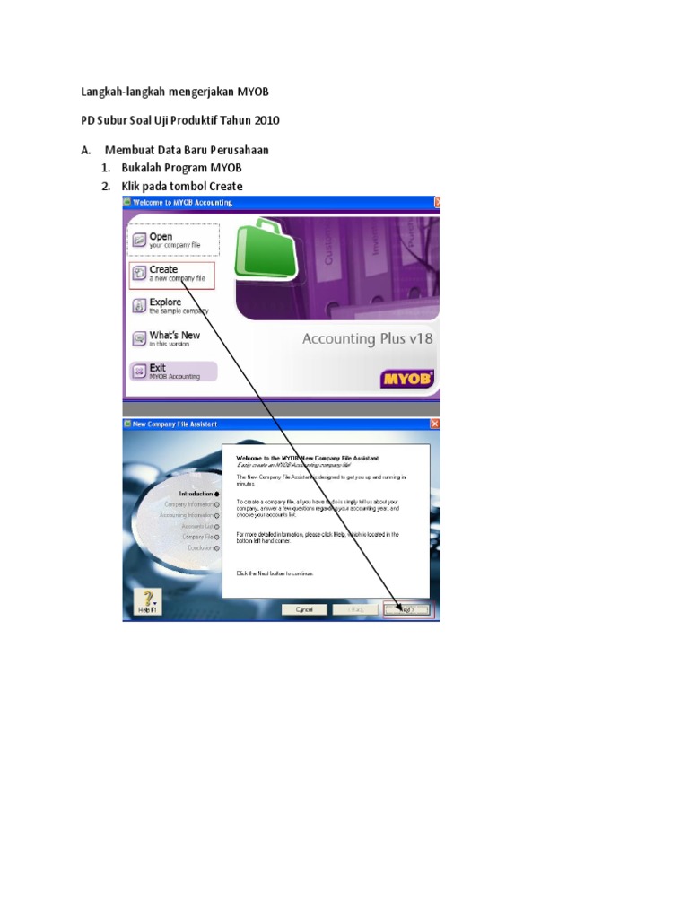 Langkah-LANGKAH MYOB | PDF