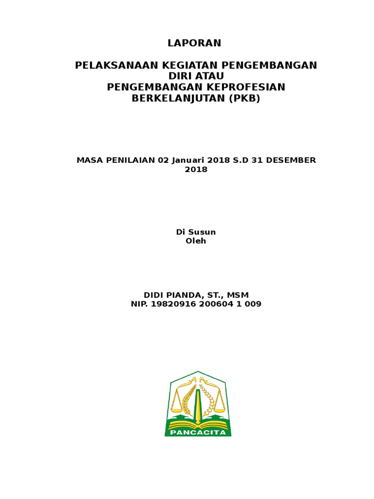 Contoh Laporan PKB | PDF