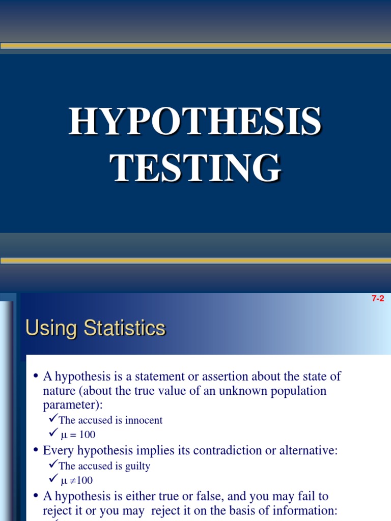 Sampling Pdf Statistical Hypothesis Testing Null Hypothesis 3037