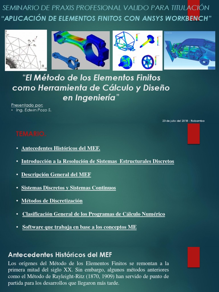 El Método de los Elementos Finitos.pdf | PDF | Método de elementos ...
