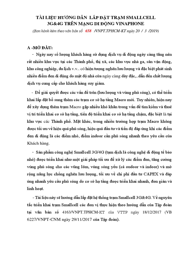 Small Cell Installation Guide | PDF