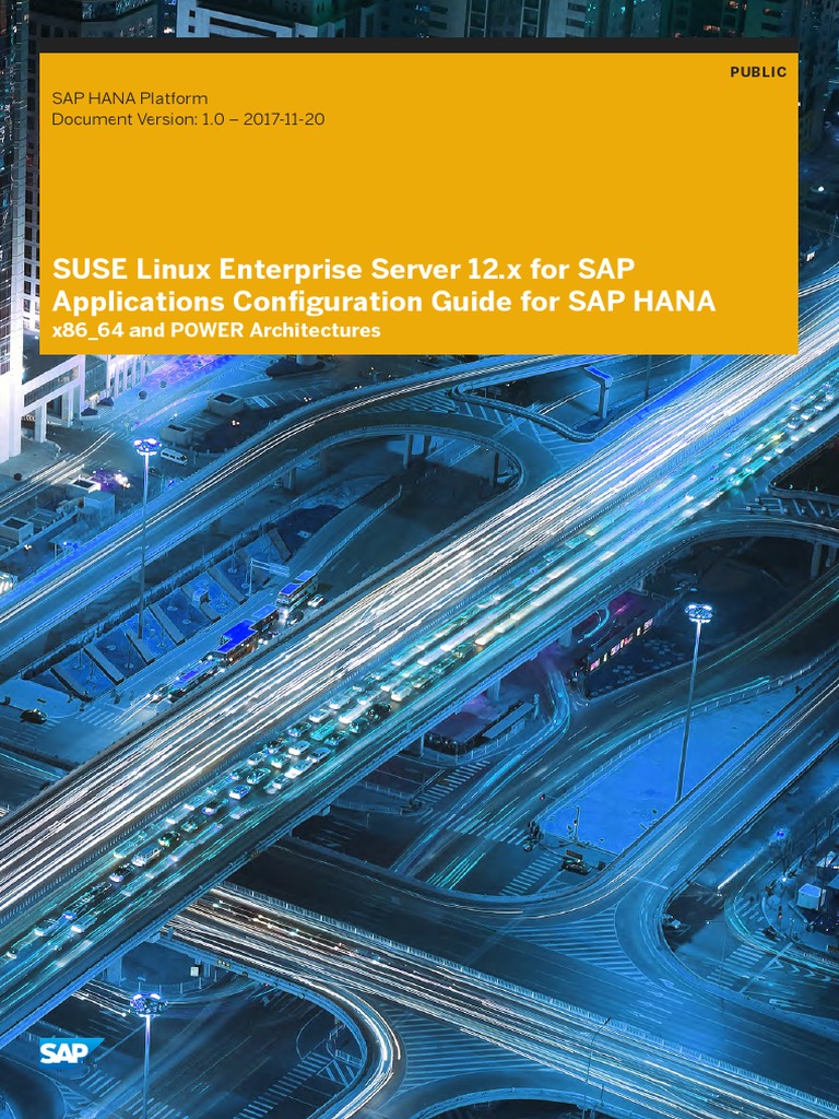 SUSE Linux Enterprise Server 12.x For SAP Applications Configuration Guide For SAP HANA | PDF ...