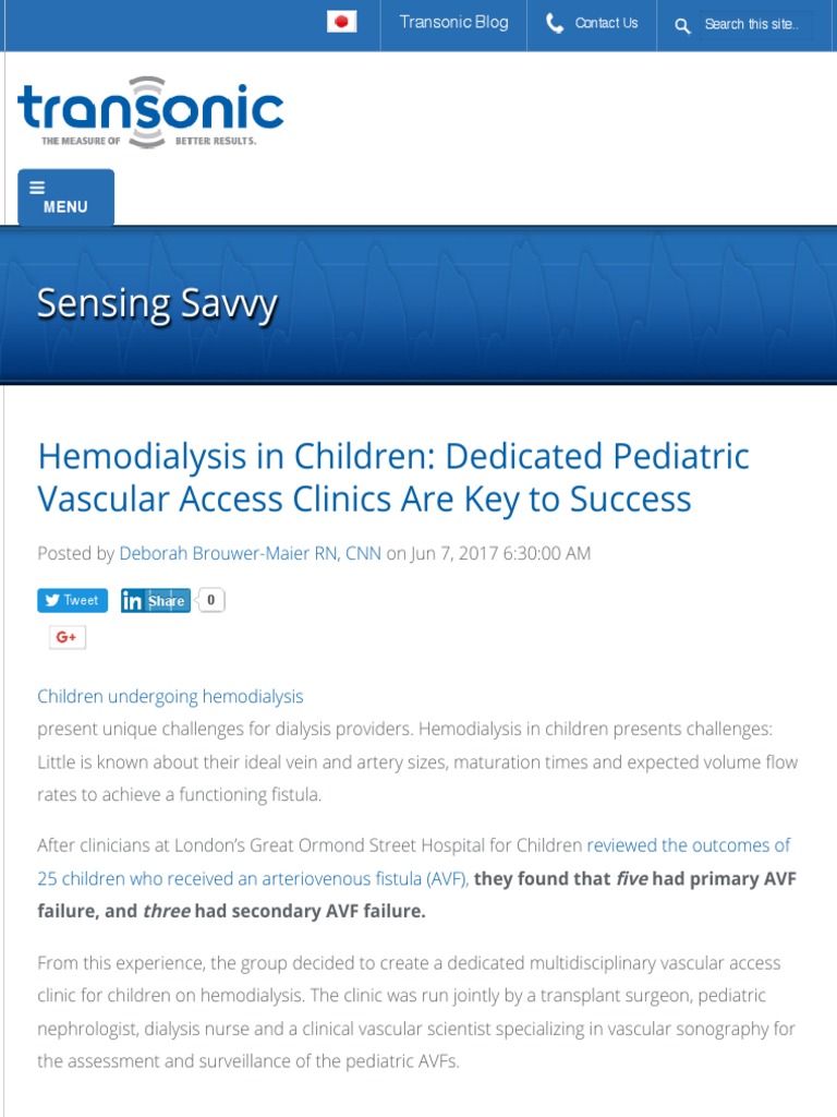 Hemodialysis in Children | PDF | Hemodialysis | Dialysis