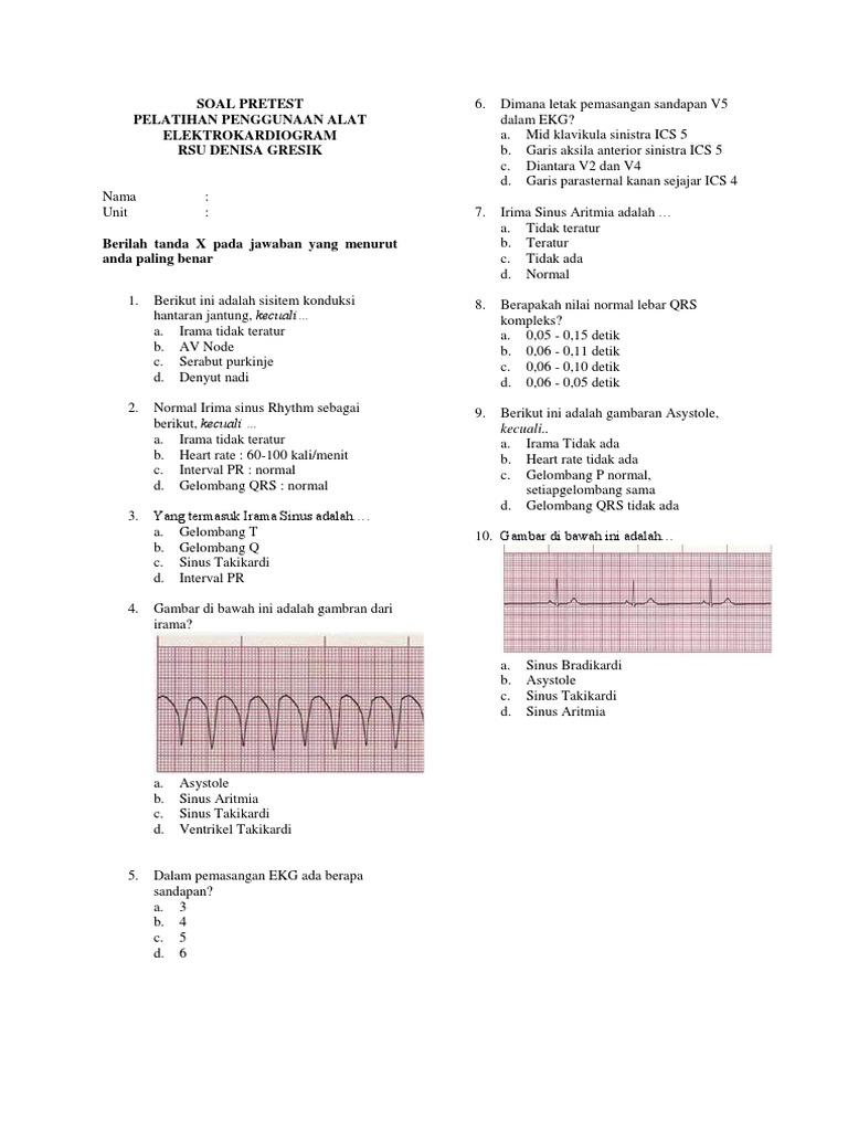 Soal Ekg | PDF
