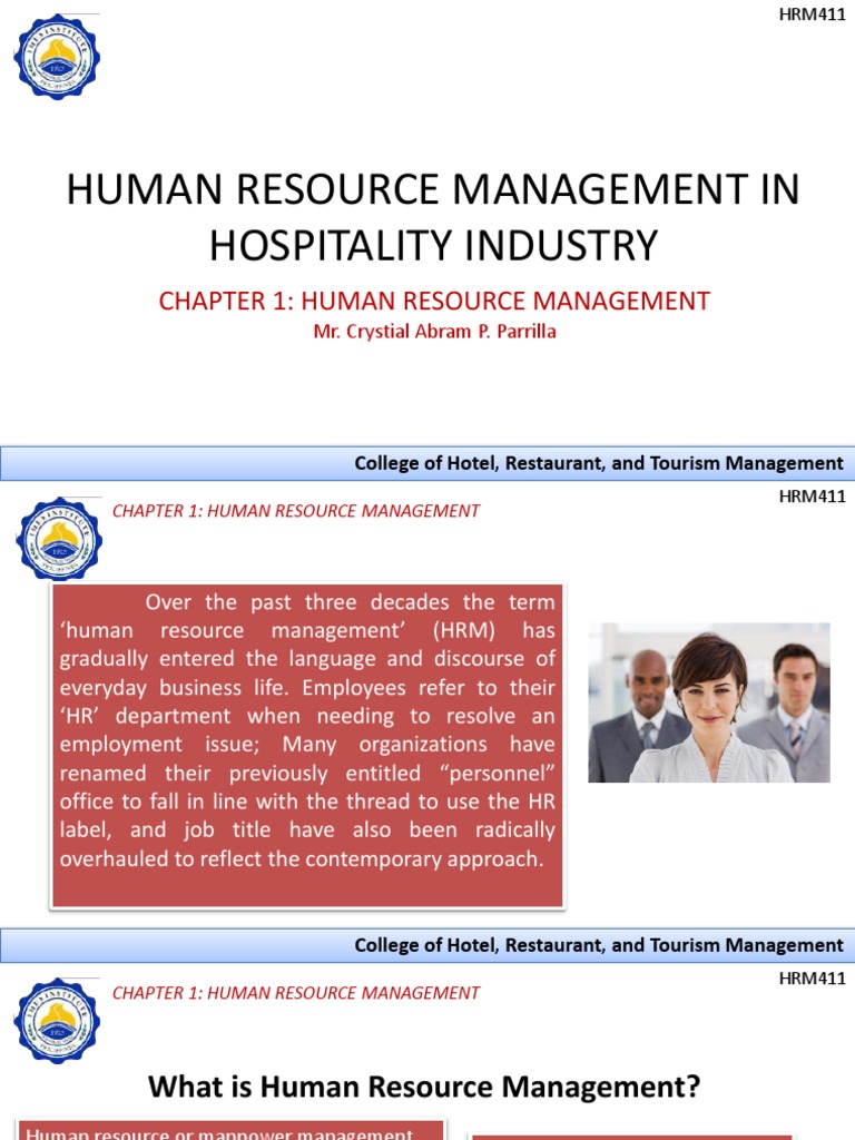 HRM in the Hospitality Industry | PDF | Human Resource Management ...