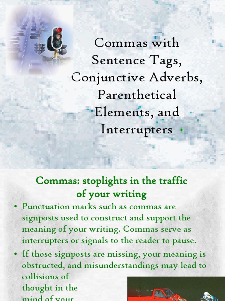 Using Commas with Interrupters | PDF | Comma | Sentence (Linguistics)
