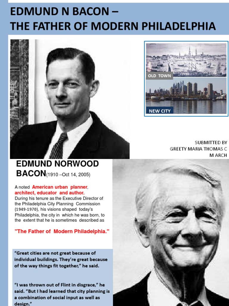 Ar - Edmund Bacon | PDF | Philadelphia | Urban Planning