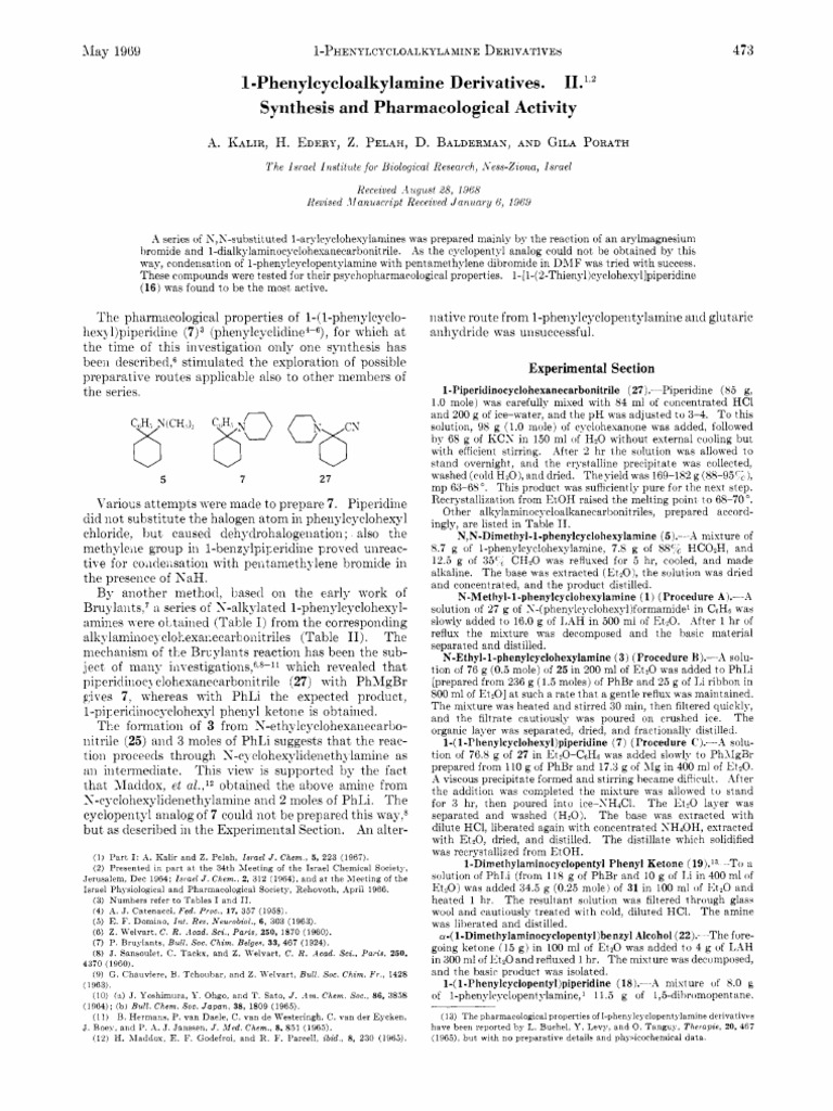 J Med Chem 1969 12 473-477 | PDF | Distillation | Ethanol