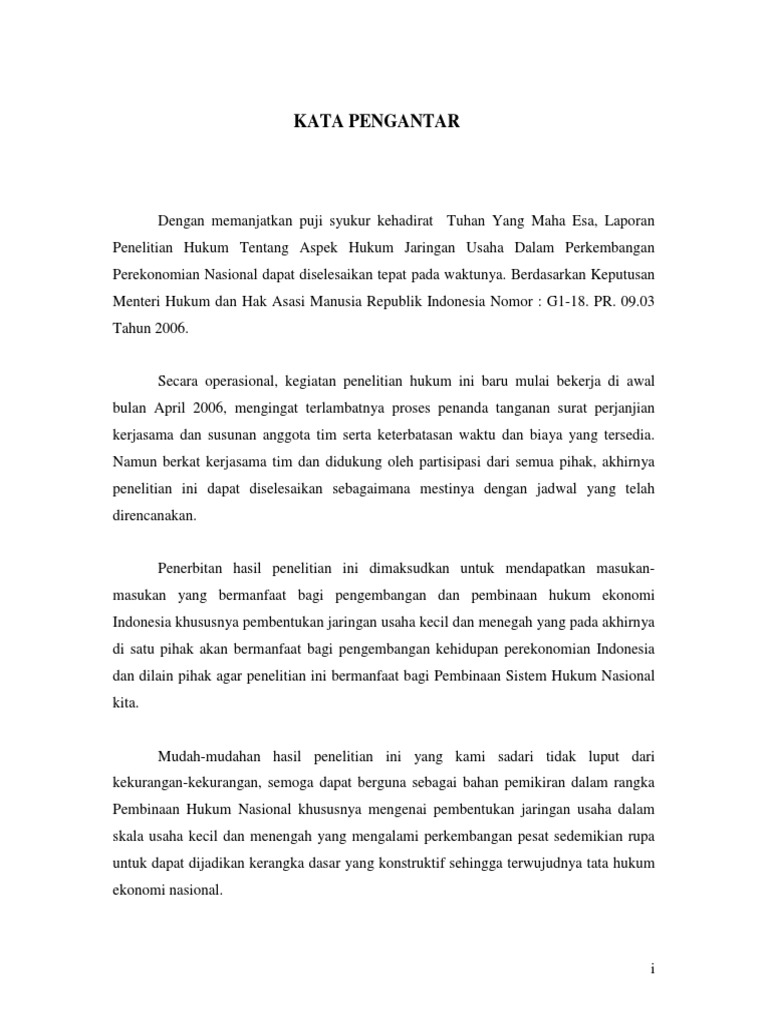 Aspek Jaringan Usaha | PDF | Ilmu Sosial