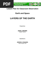 DETAILED LESSON PLAN Layers of The Earth | PDF | Prayer | Earth
