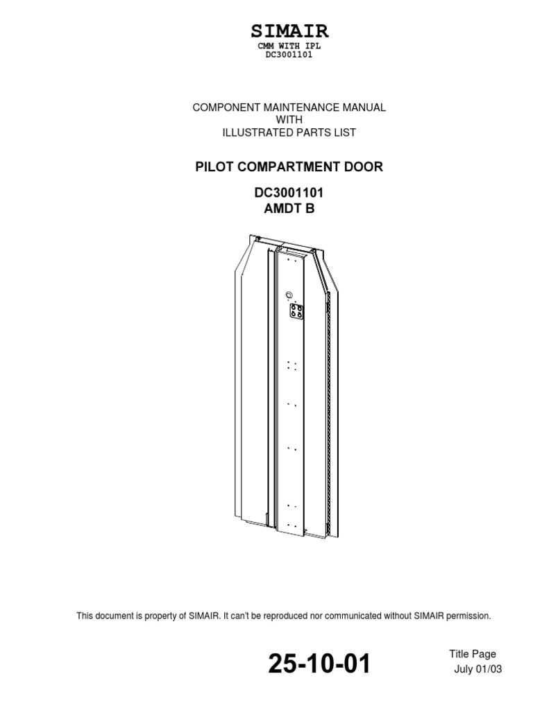 Cockpit Door | PDF | Adhesive | Door