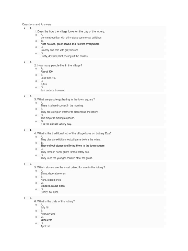 Question and Answer | PDF