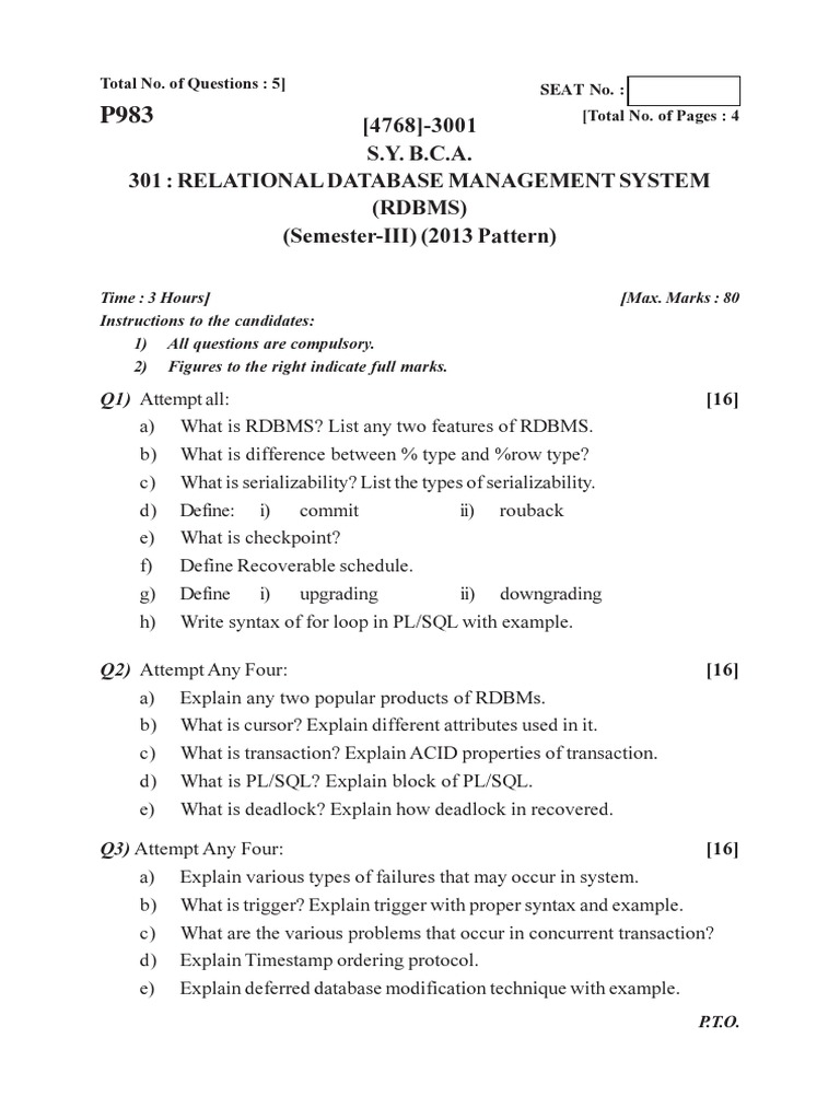 Sy Bca 2015 PDF | PDF | Working Capital | Pl/Sql