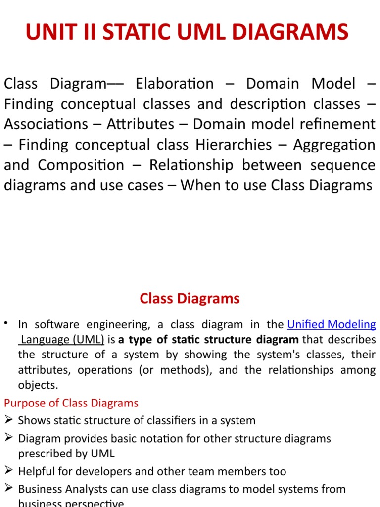 Ooad Unit 2 Pdf Class Computer Programming Unified Modeling Language 9281