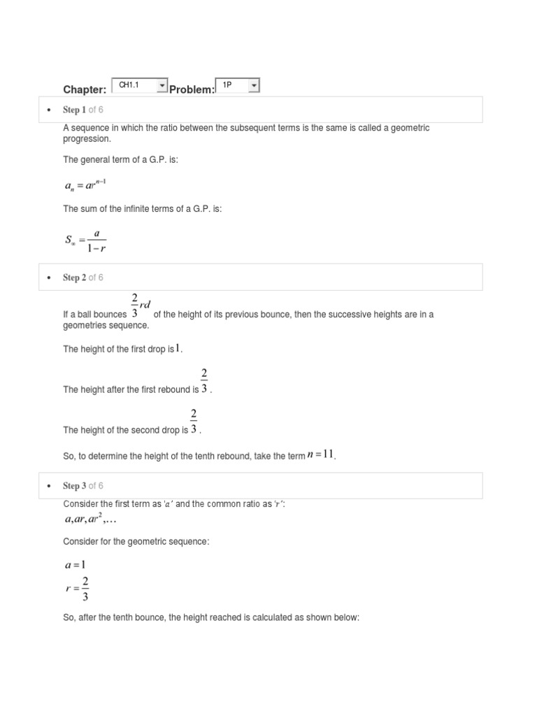 Chapter 1 | PDF | Series (Mathematics) | Power Series