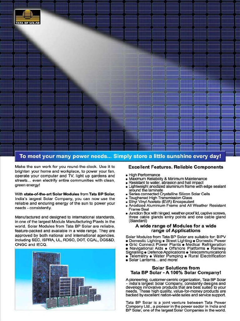 Solar Modules - General PDF | PDF