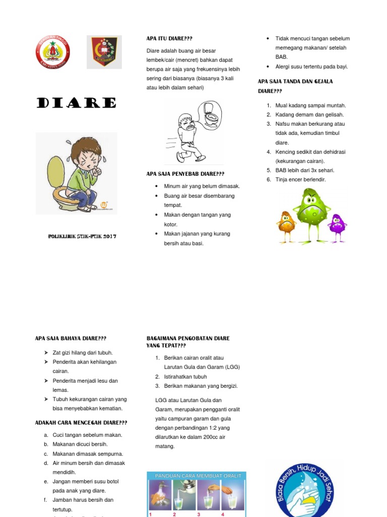Leaflet Diare | PDF