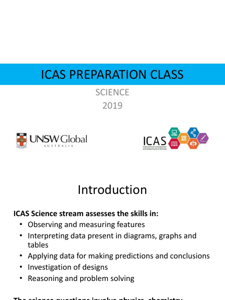 Icas Preparation Class | PDF