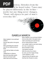 Isabela Hymn | PDF | National Anthems | Institutional Songs