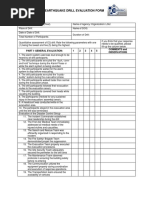 Earthquake Drill Evaluation Form | PDF | Public Safety | Emergency ...