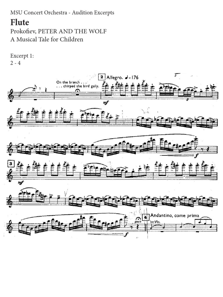 Peter and The Wolf | PDF