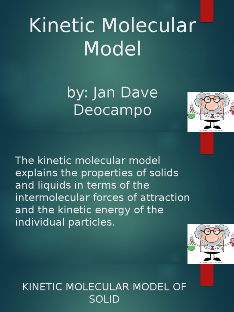 Kinetic Molecular Model | PDF