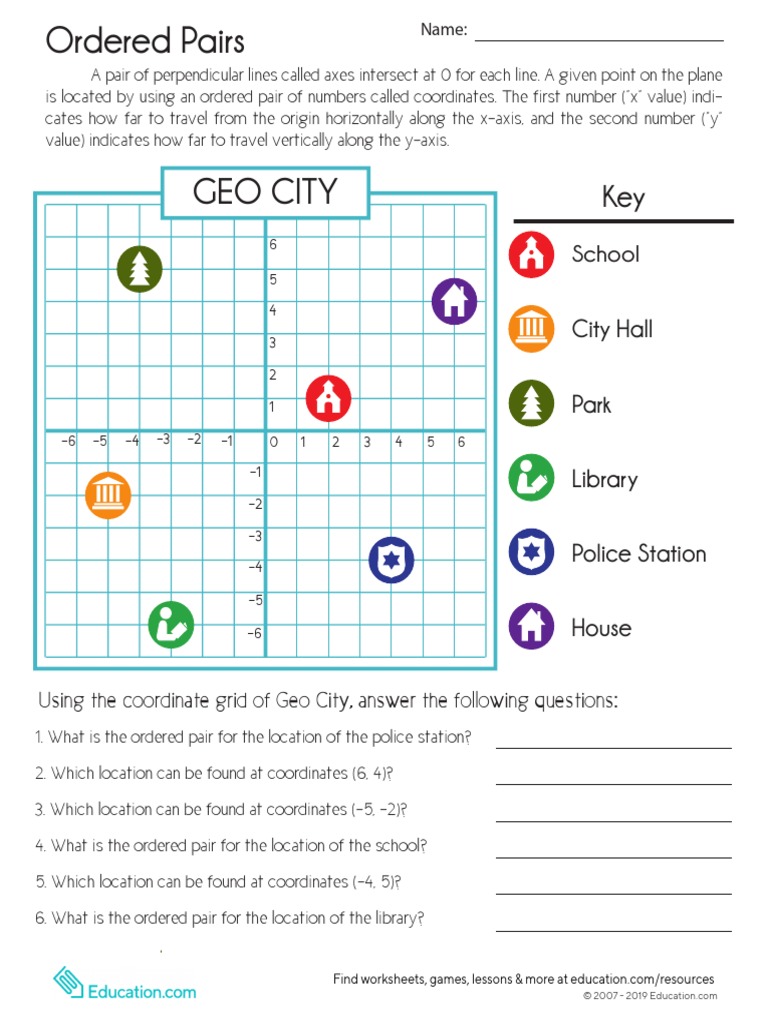 Coordinate Grid Map PDF | PDF | Geometric Measurement | Cartesian ...
