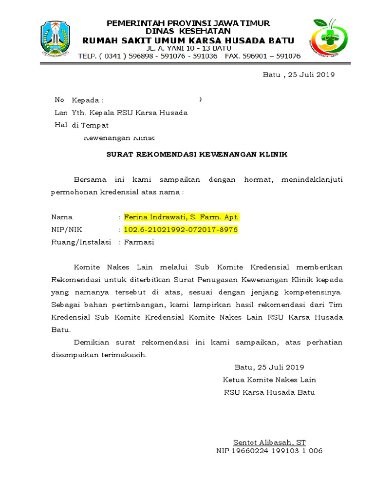 Form Usulan RKK SPKK Apt | PDF