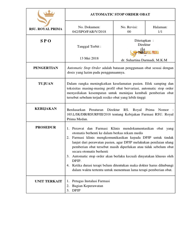 (FIX) Automatic Stop Order | PDF