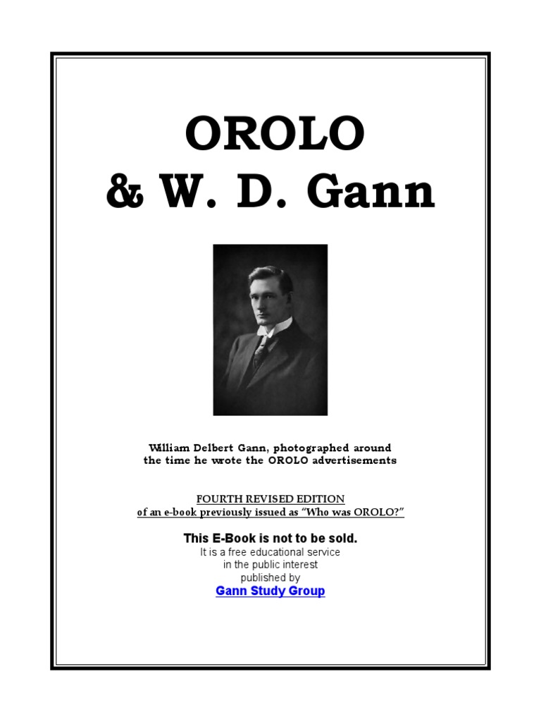 Orolo & W.d.gann | PDF | Clock | Time