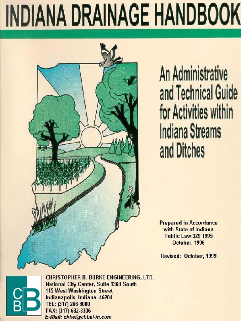 Indiana Drainage Handbook | PDF | Drainage | U.S. State