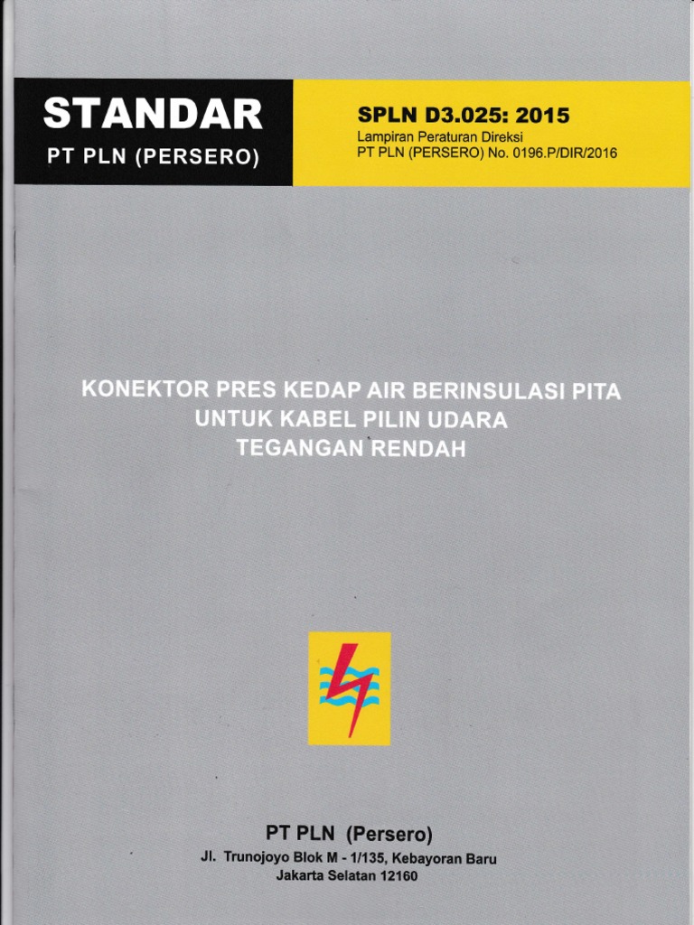 SPLN D3 - 025 Press Konektor PDF | PDF