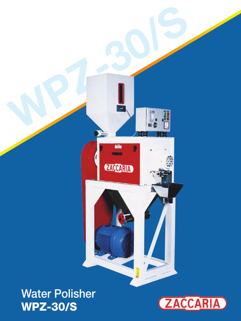 Water Polisher PDF | PDF | Rice | Mechanical Engineering