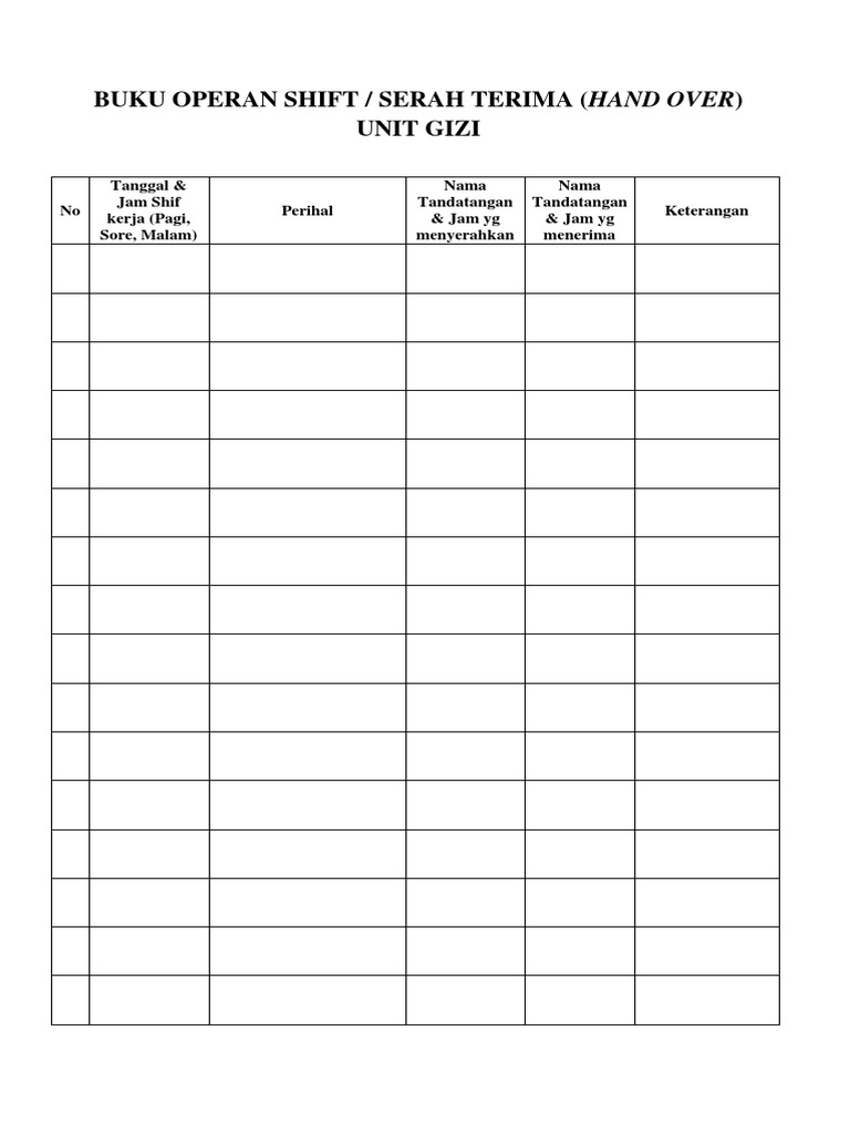 Buku Operan Shift | PDF