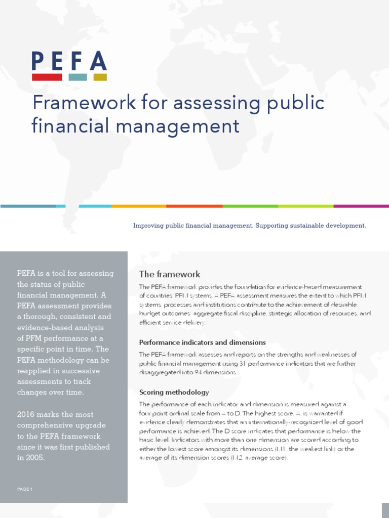 PEFA 2016 Framework Overview | PDF | Internal Control | Audit