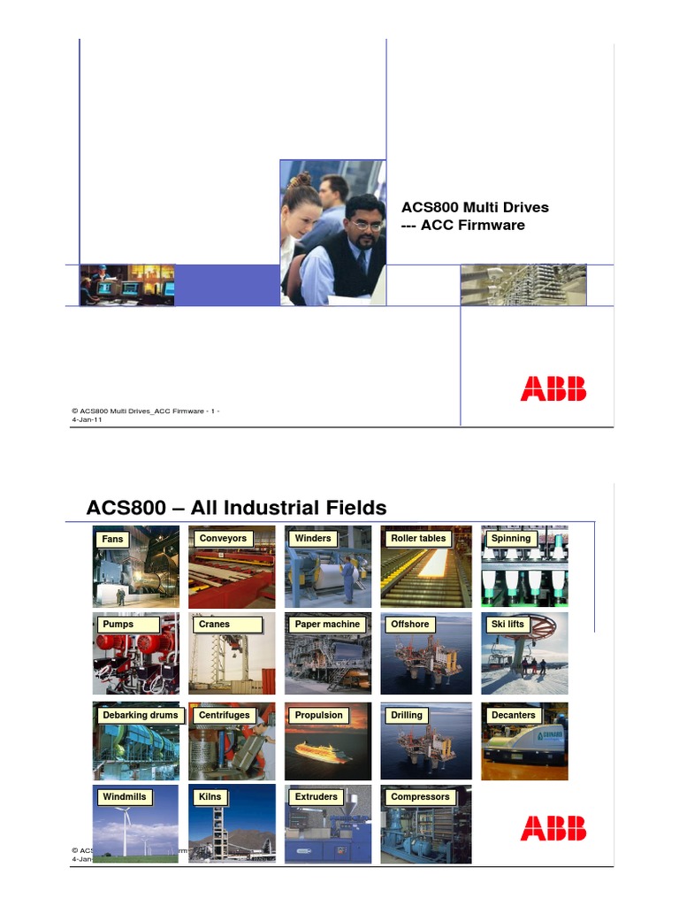 5.6 ACS800 Multi Drives - ACC Firmware | PDF | Electric Motor ...