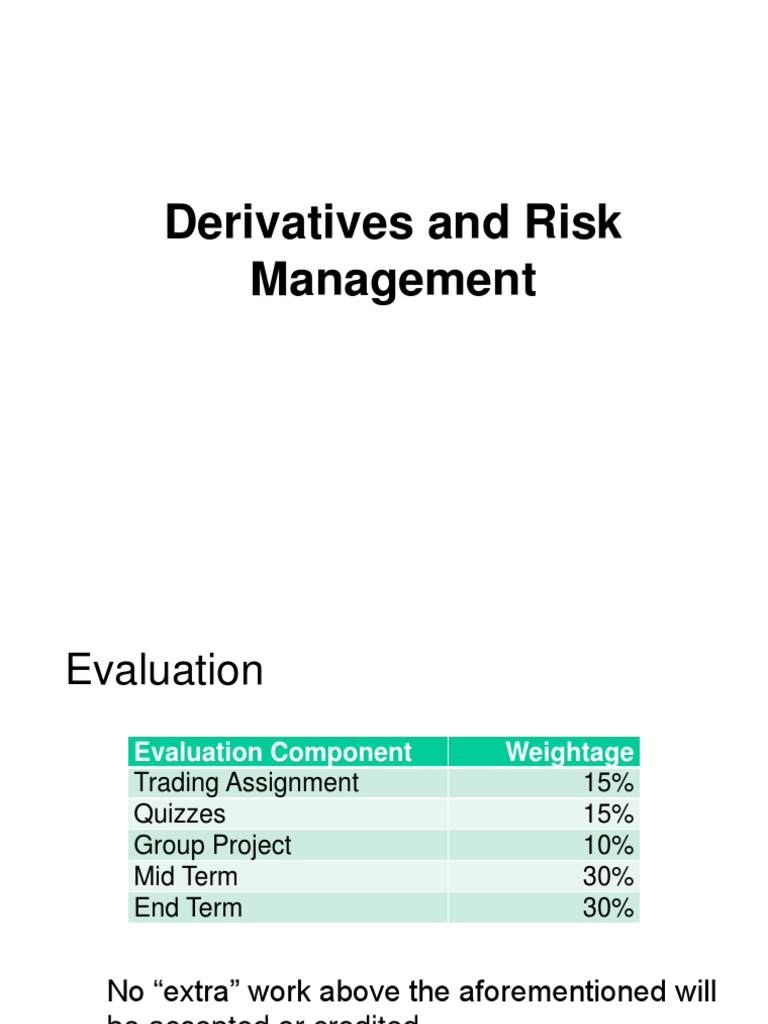 Risk and Risk Management | PDF | Financial Risk | Risk Management