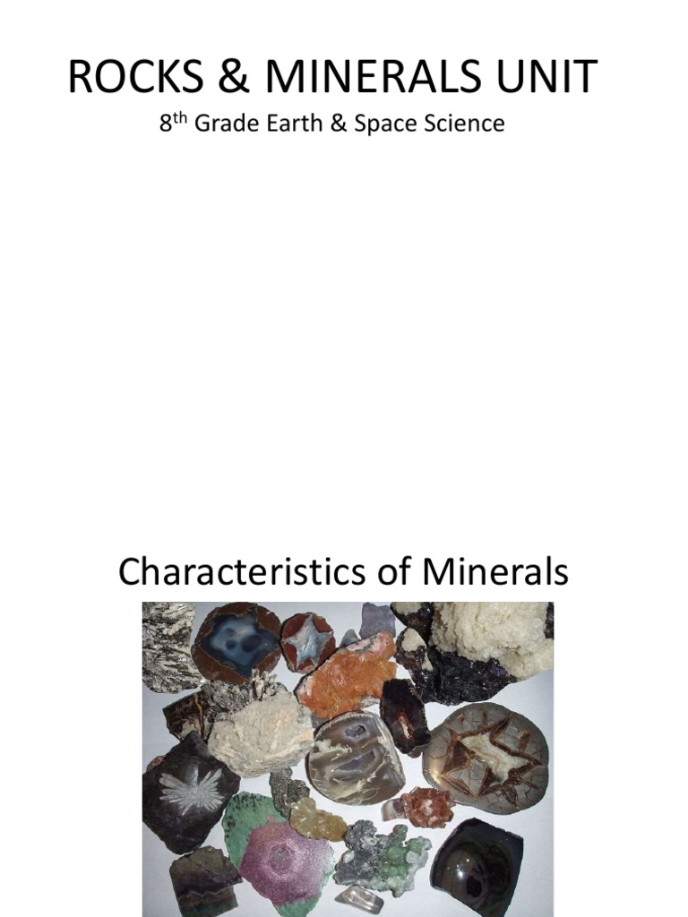 Rocks and Minerals | PDF | Sedimentary Rock | Clastic Rock