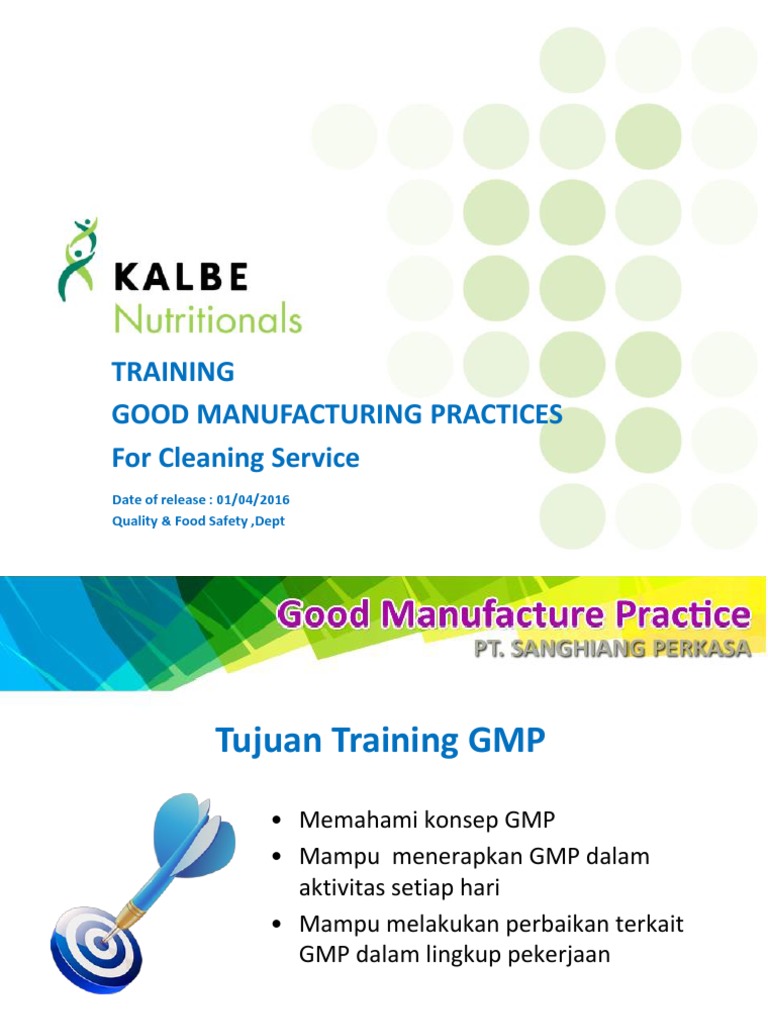Training GMP For Cleaning Service | PDF | Bisnis | Kesehatan Holistik