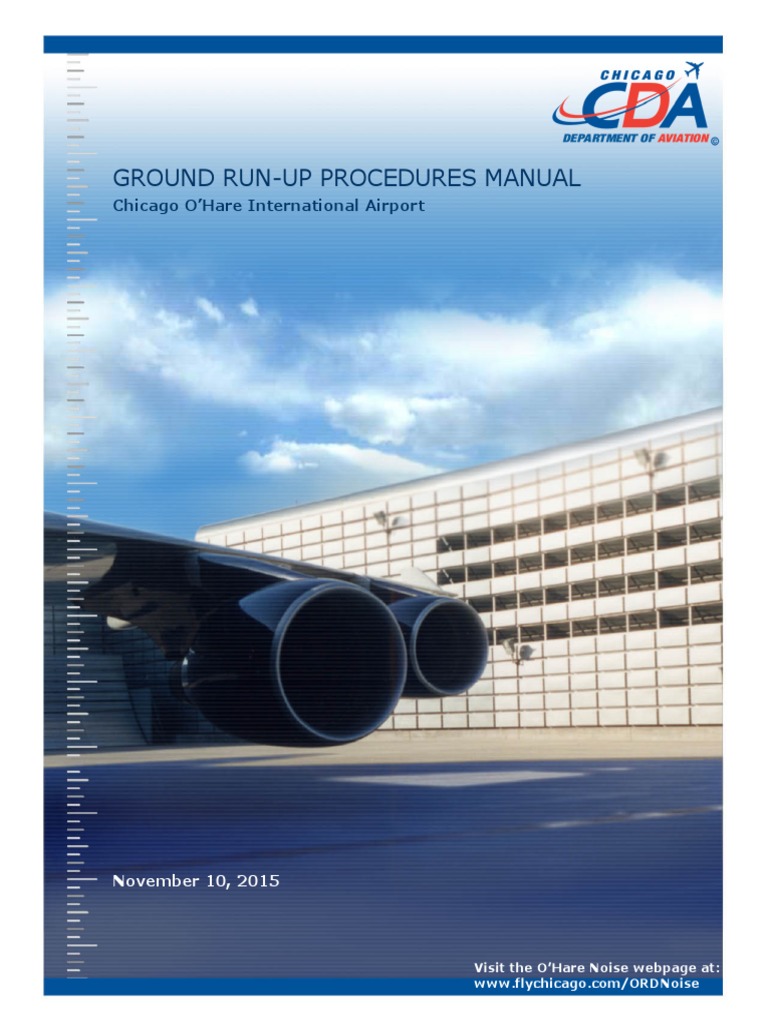 Ground Run Procedure Manual | PDF | Air Traffic Control | O'hare ...