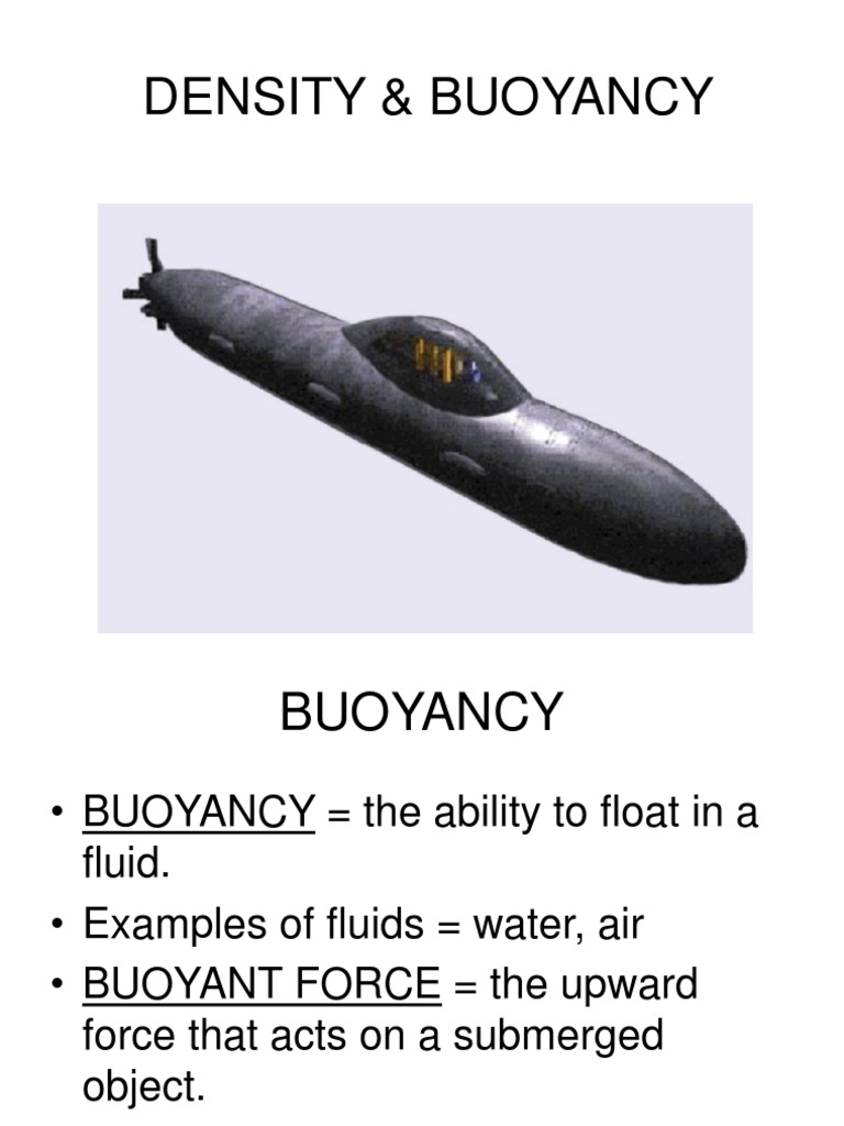 Density and Buoyancy Explained | PDF | Buoyancy | Density